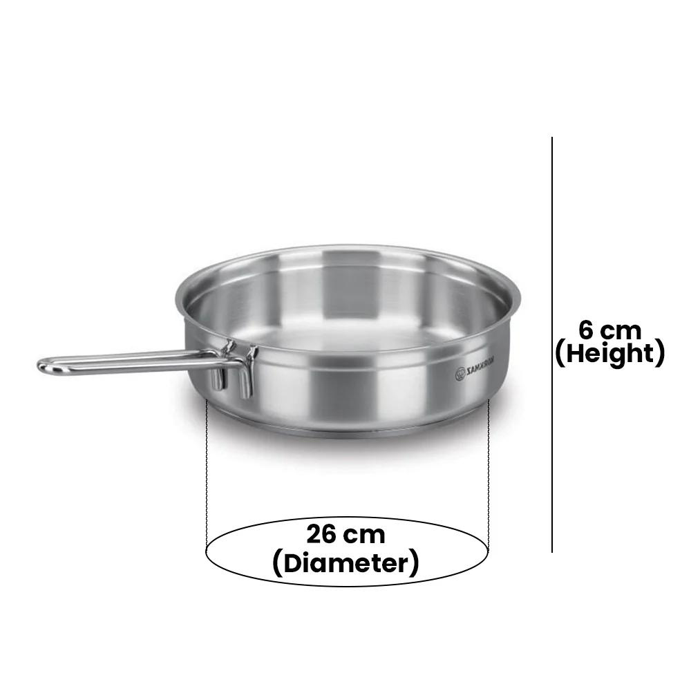 KORKMAZ KA1023 Alfa Frypan, 26 cm, 3 L Capacity
