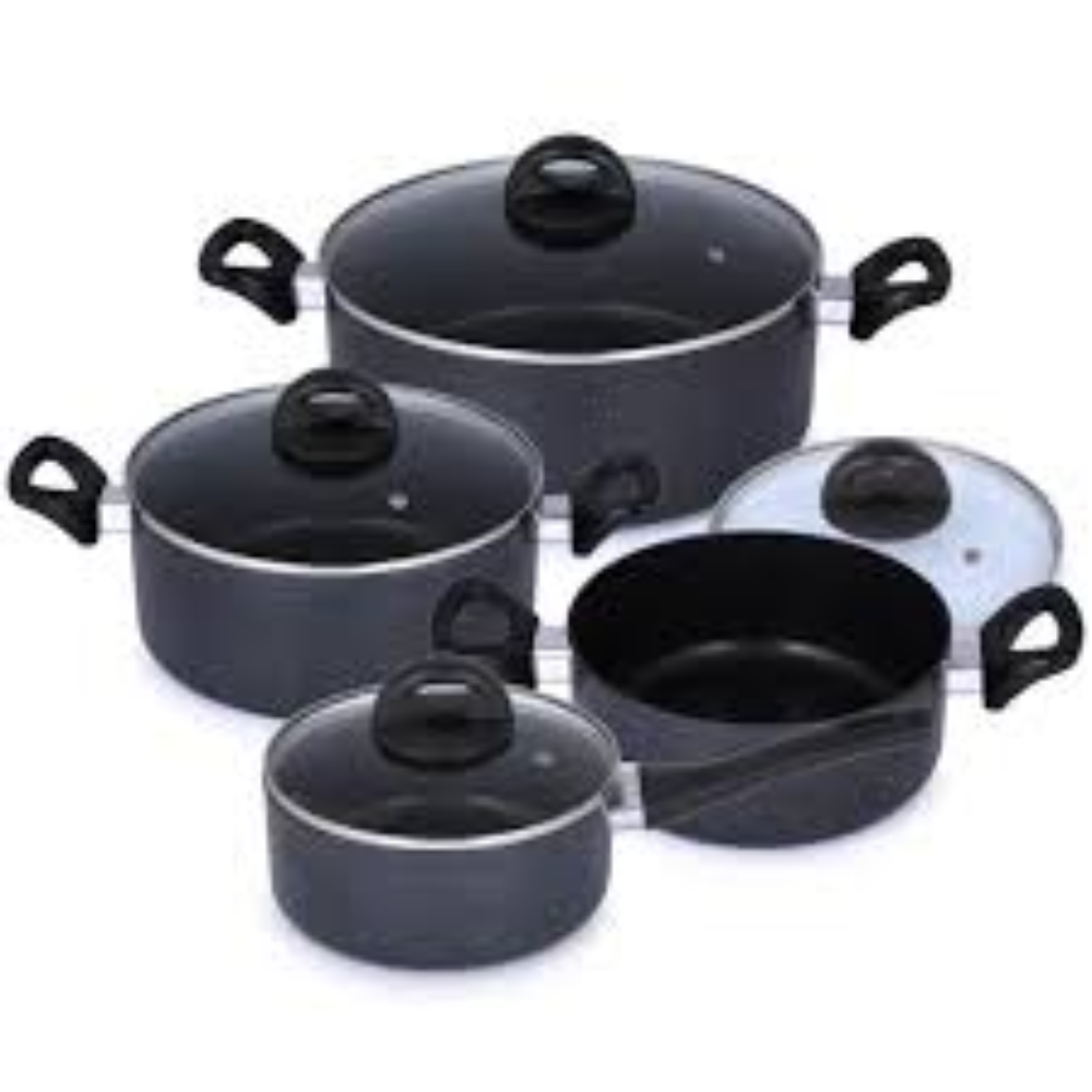 PROMO Cookware Set – 5 Pieces, Non-Stick, Aluminum