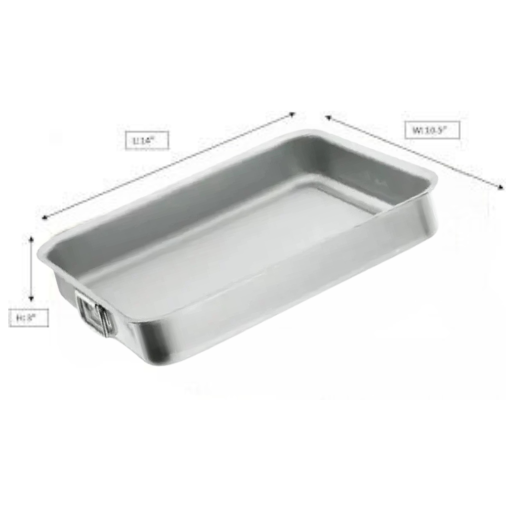 Lacor Spain 50560 18/10 Inox Roast Pan with Falling Handles