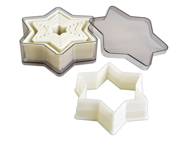 Buy SET OF PASTRY CUTTERS LARGE STAR PLAIN 7 PIECES